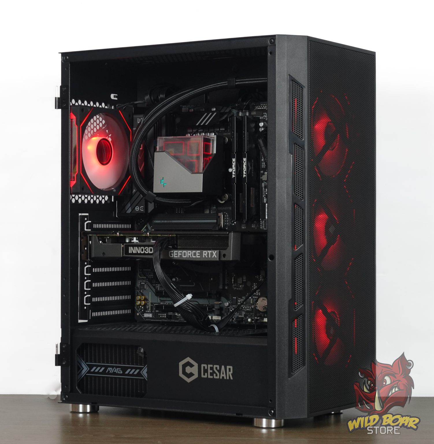 Vỏ case Cesar Odyssey Black (ATX/ 3 FAN RGB) - Wild Boar Store | Máy ...