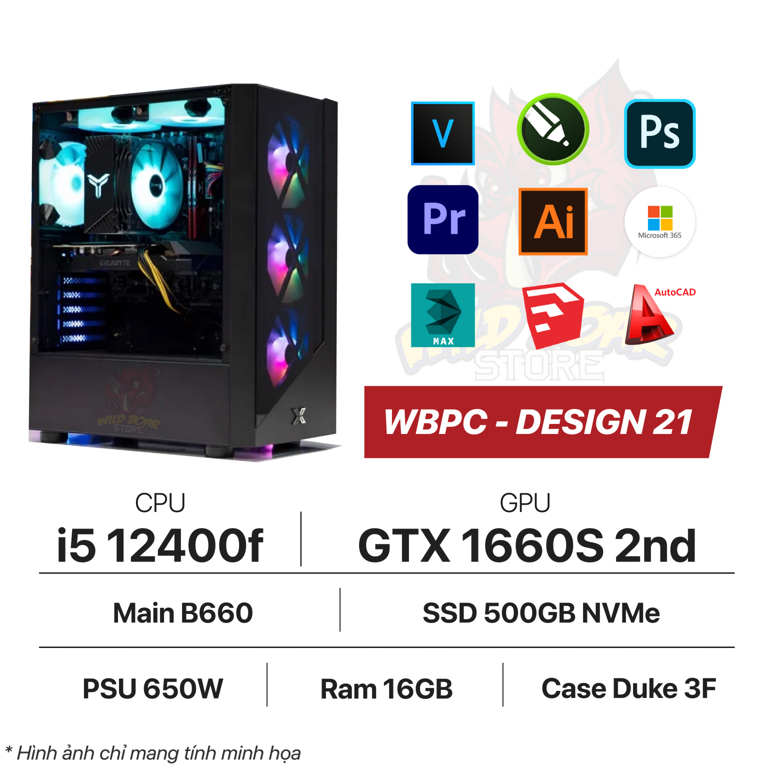 METALFISH T40 A4 Mini-ITX Xanh Dương - WILD BOAR STORE