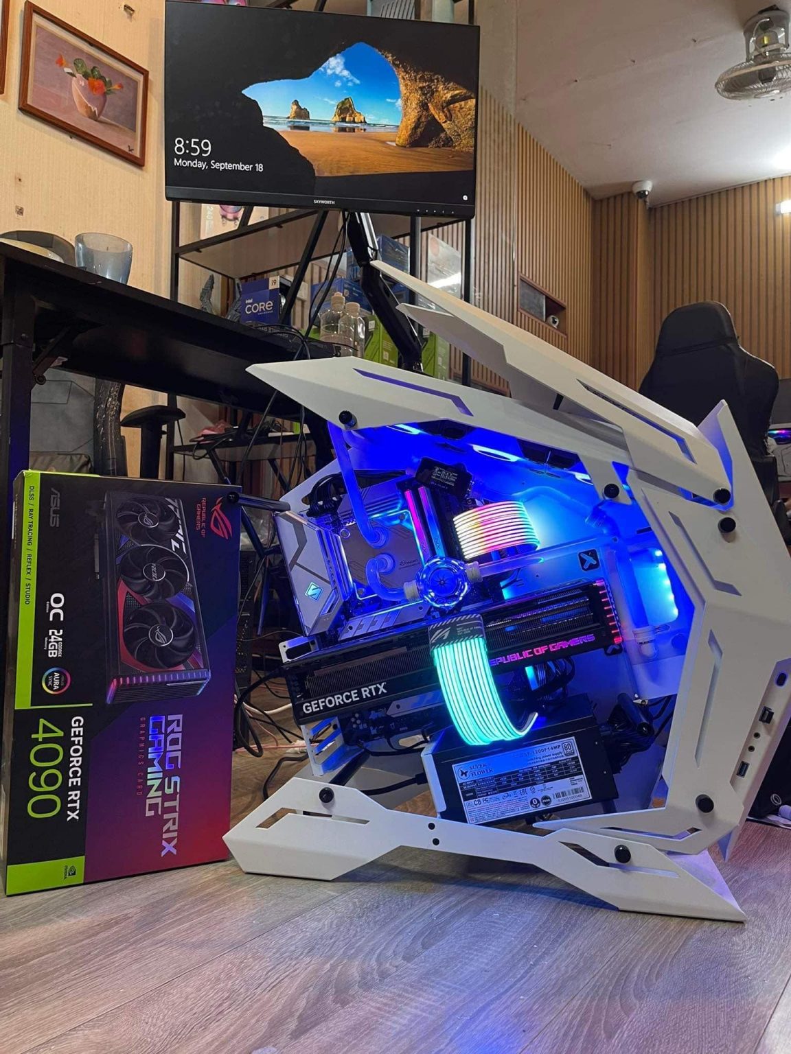 Tản Nước Custom Water-Cooling - JONSBO MOD3 - WHITE (Op2) - Wild Boar ...