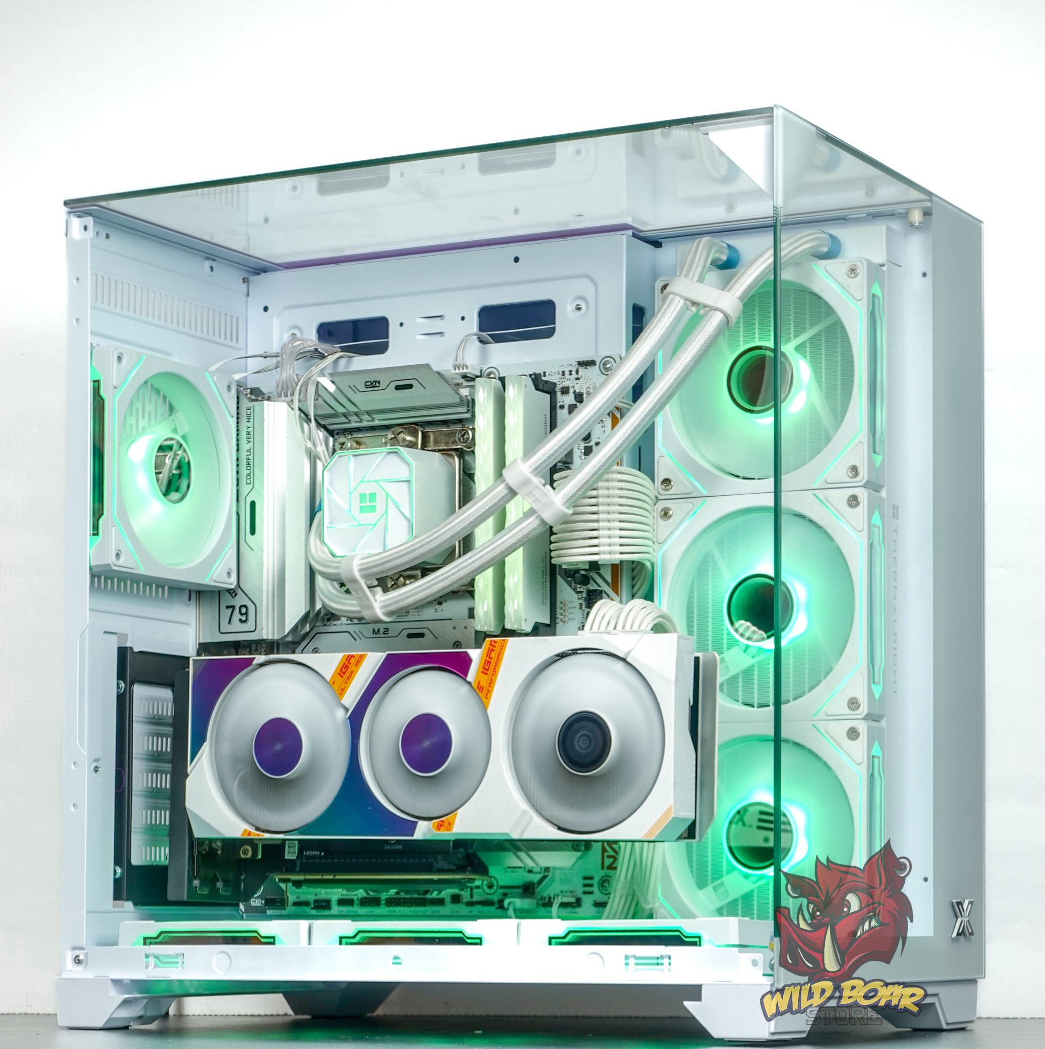 VỎ CASE XIGMATEK OCEAN (ATX/Vỏ Bể Cá) - White - Wild Boar Store | Máy ...